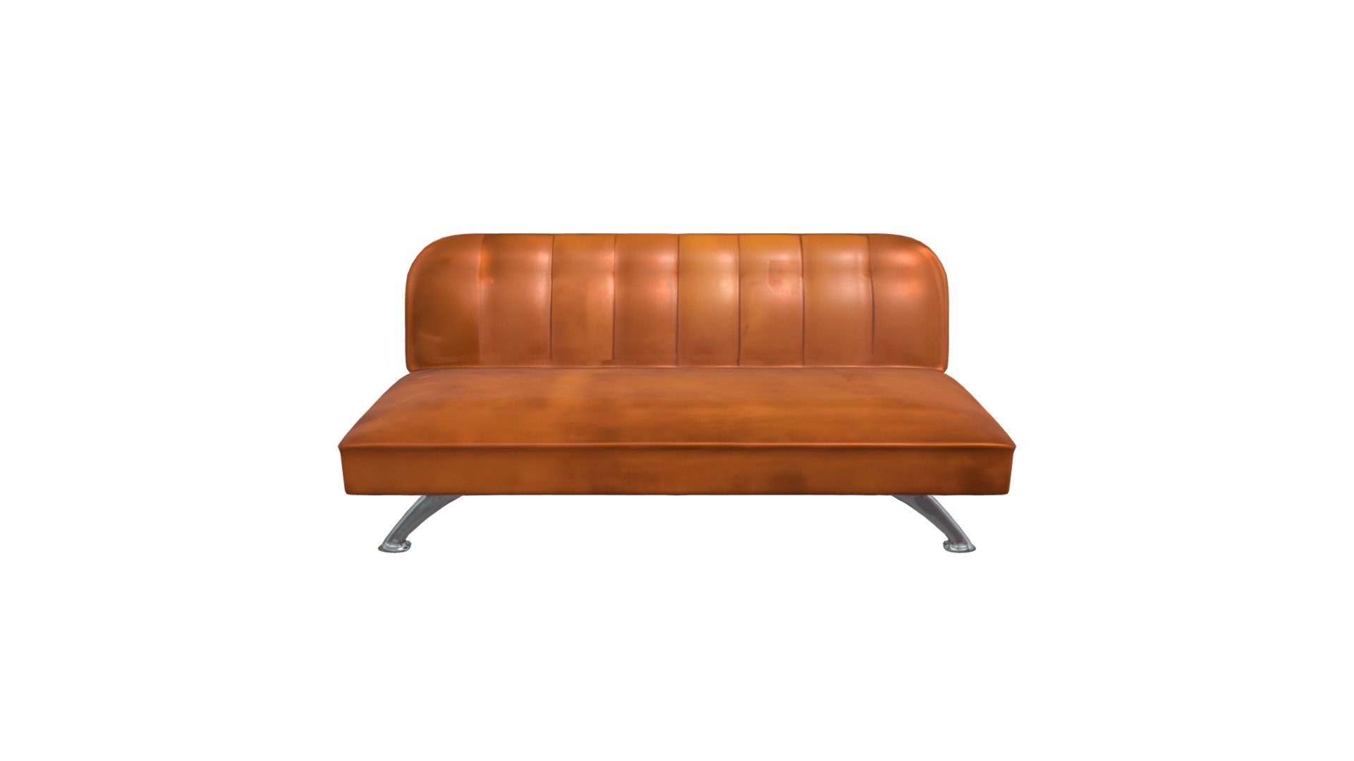 Couch with metal legs - 3D model by Hanken 3D (@hankendesignco ...