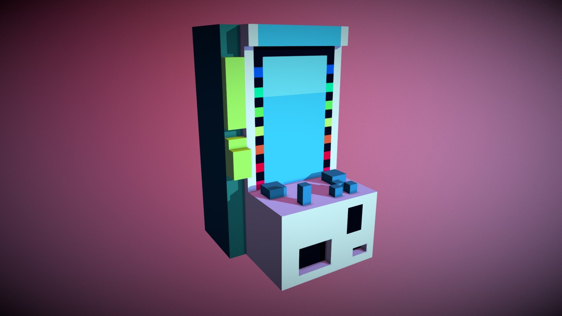 Voxel arcade 1 - 3D model by Marinette (@marinetteUwU) [b45fe58 ...