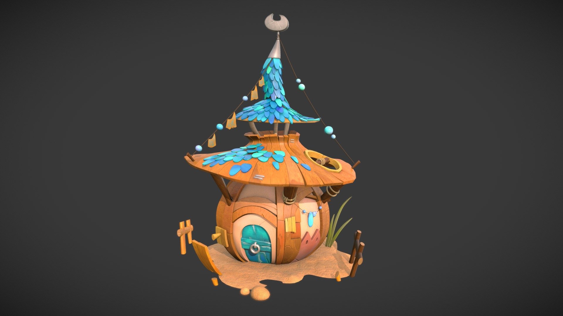 Clay House - 3D model by ChanelzRoche [b460450] - Sketchfab