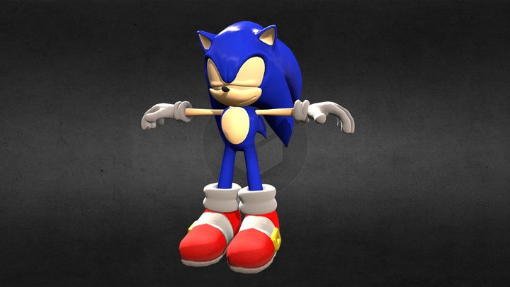 Dreamcast-sonic 3D models - Sketchfab