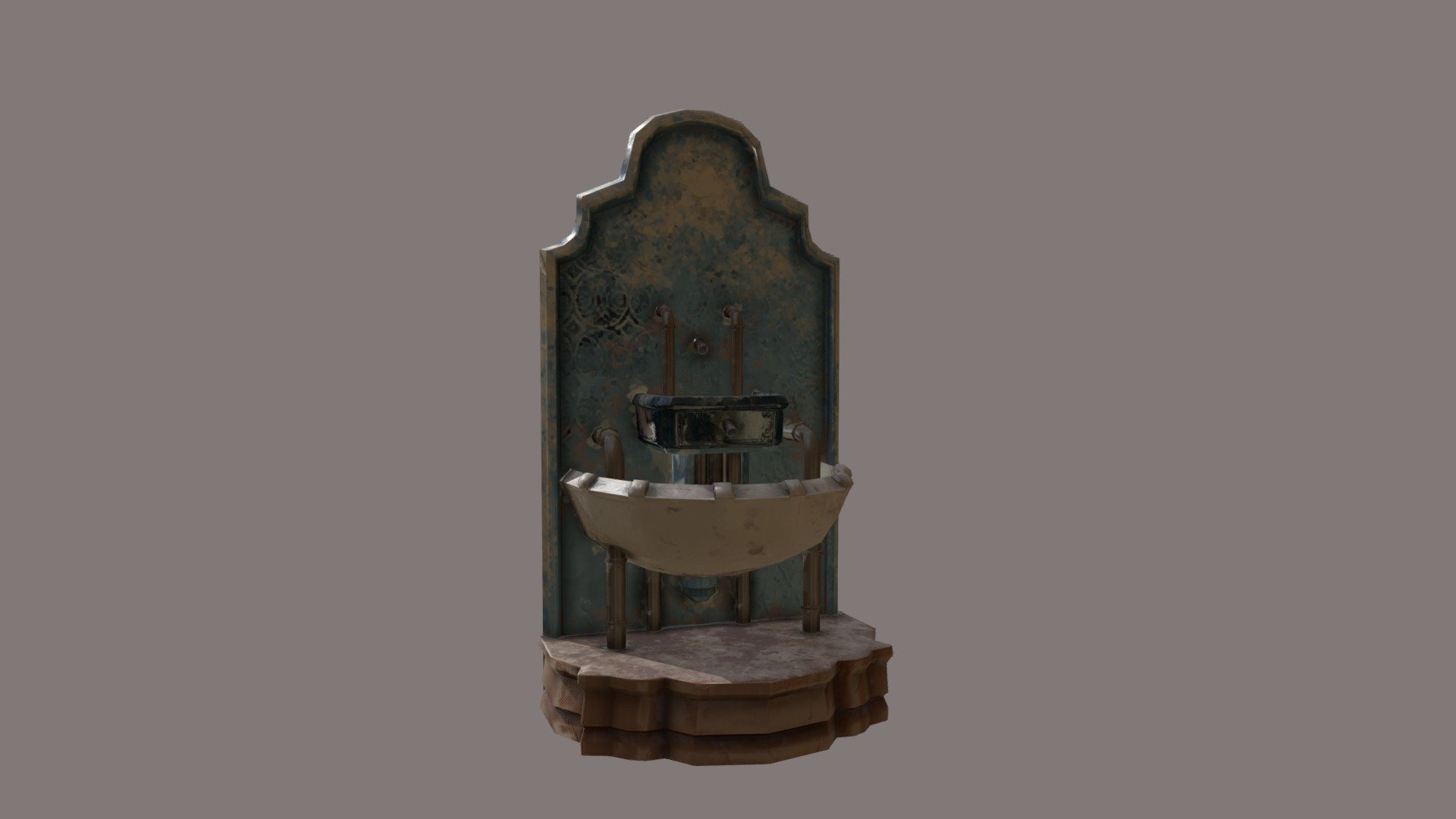 Fontaine - 3D model by Tsutsuba (@amandine.costes) [b46537d] - Sketchfab