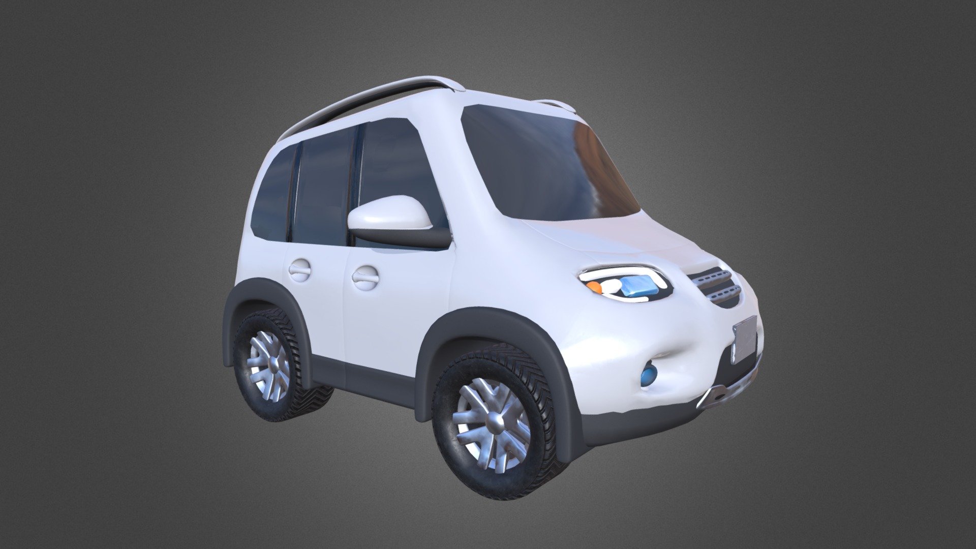 Cartoon Style Car - 3D model by kiwiquadrant [b4675e1] - Sketchfab