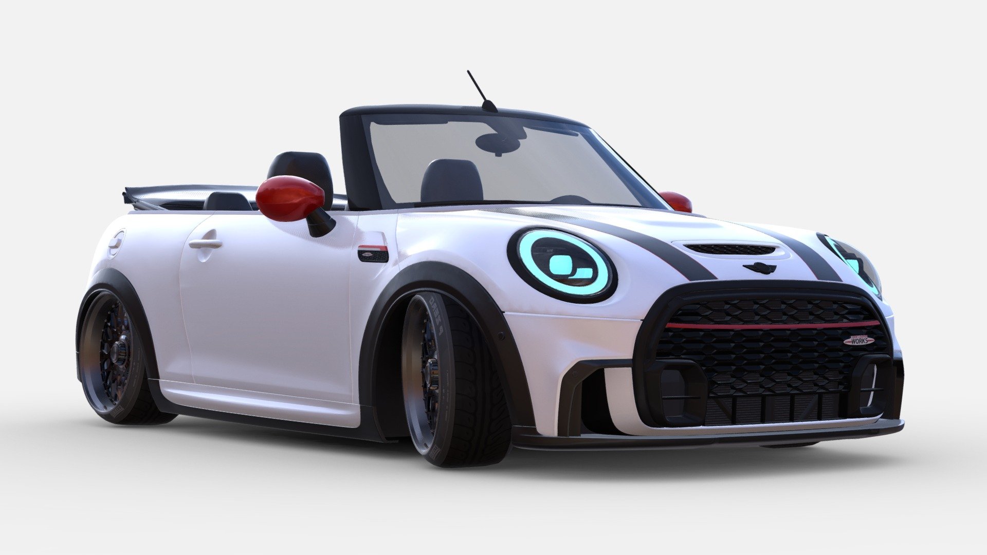 3d model Mini Cooper Convertible - Buy Royalty Free 3D model by zizian ...