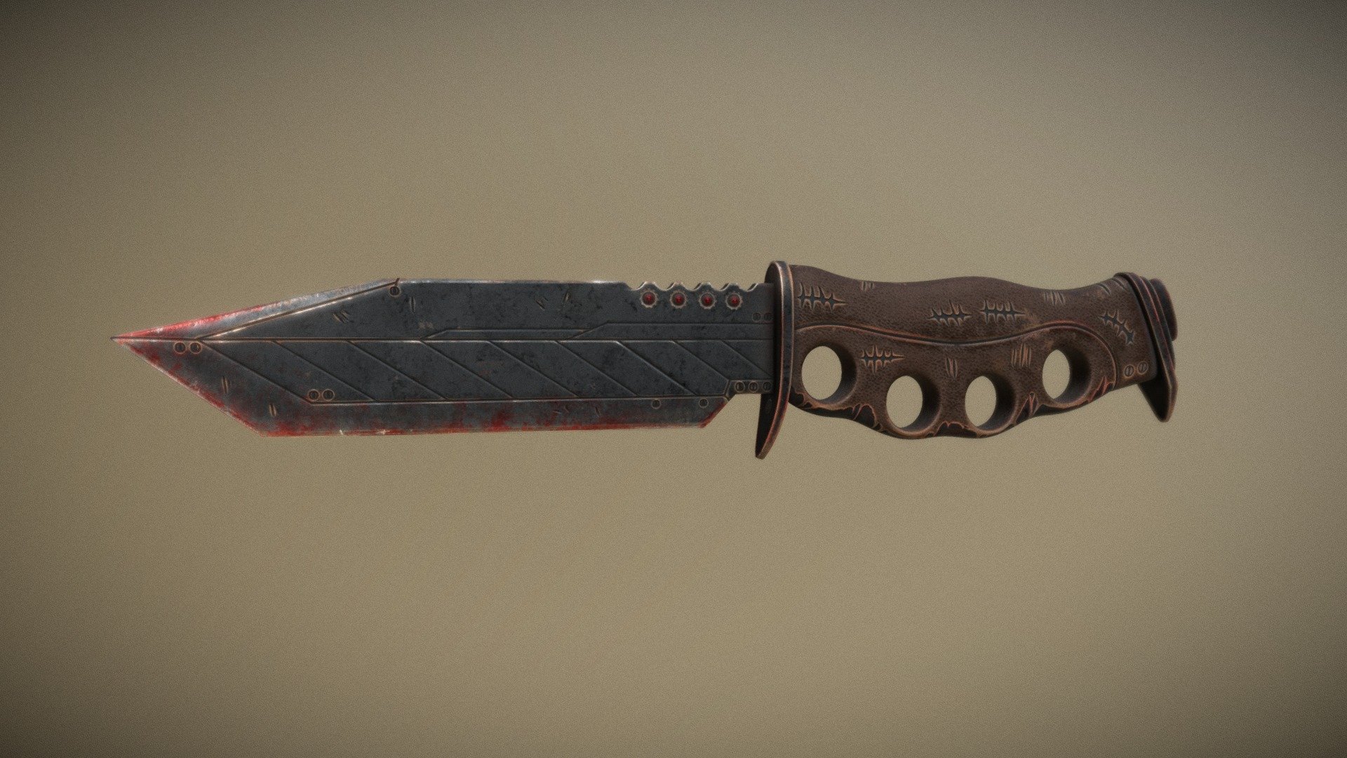 Harbinger Knife - Predator - 3D model by BItmanZ21 [b46912d] - Sketchfab