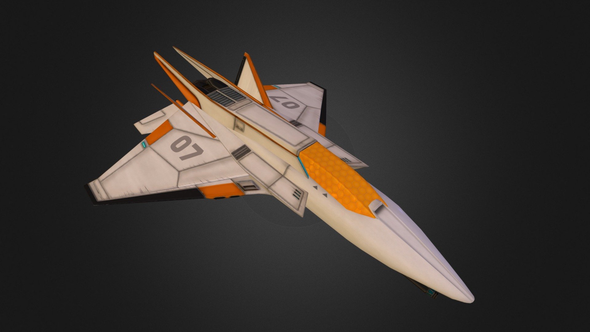 Fighter Jet - 3D model by Jaydru (@yayhon) [b469ede] - Sketchfab