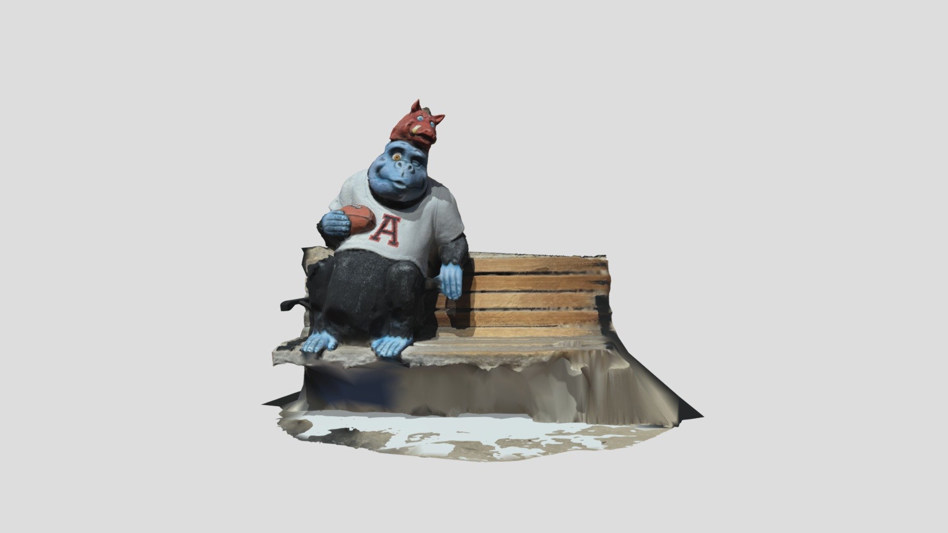 Gorilla Bench - Download Free 3D model by ninja (@cyborgninja) [b46c097 ...