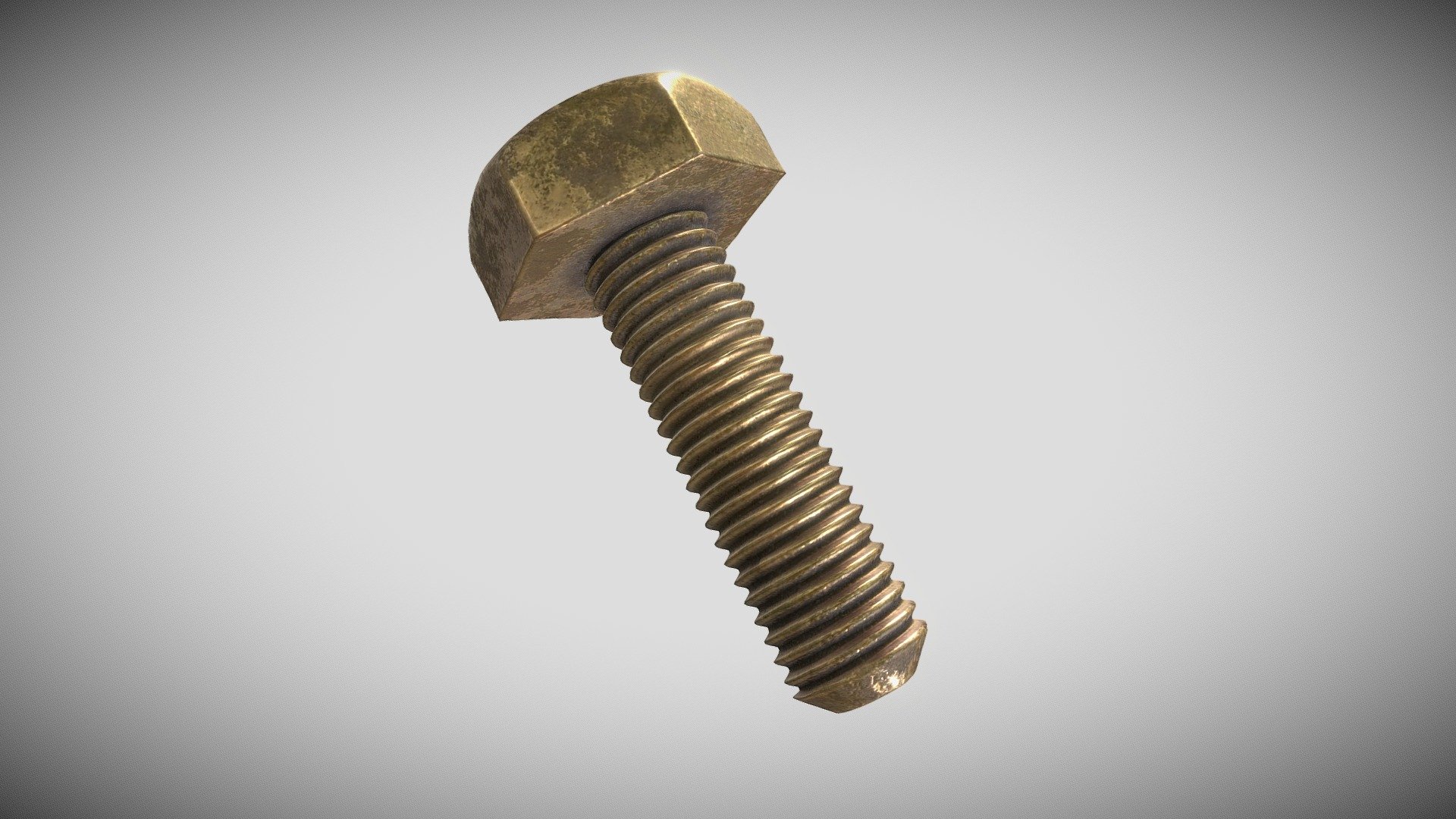 Hex head screw - 3D model by Mikoldman (@chui) [b46e161] - Sketchfab