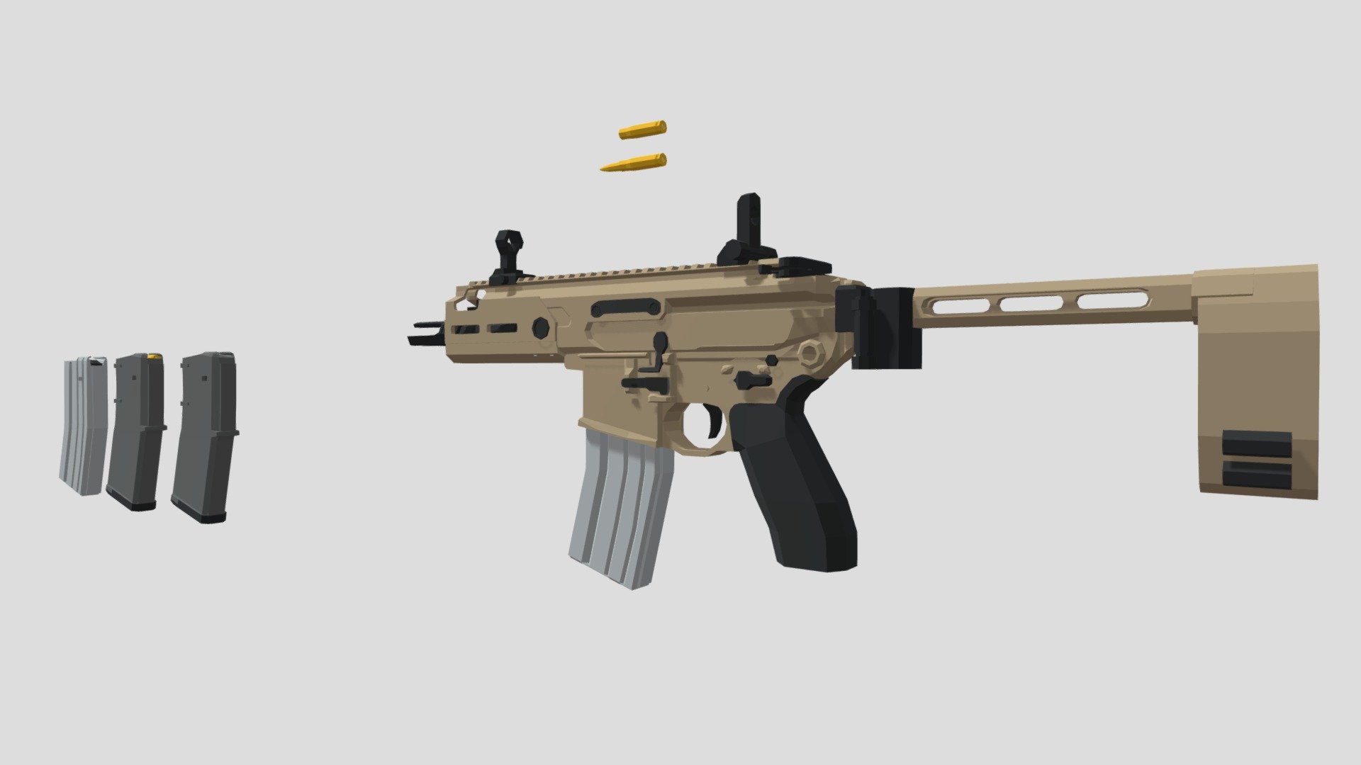 low-poly sig mcx rattler - Download Free 3D model by dudeperson ...
