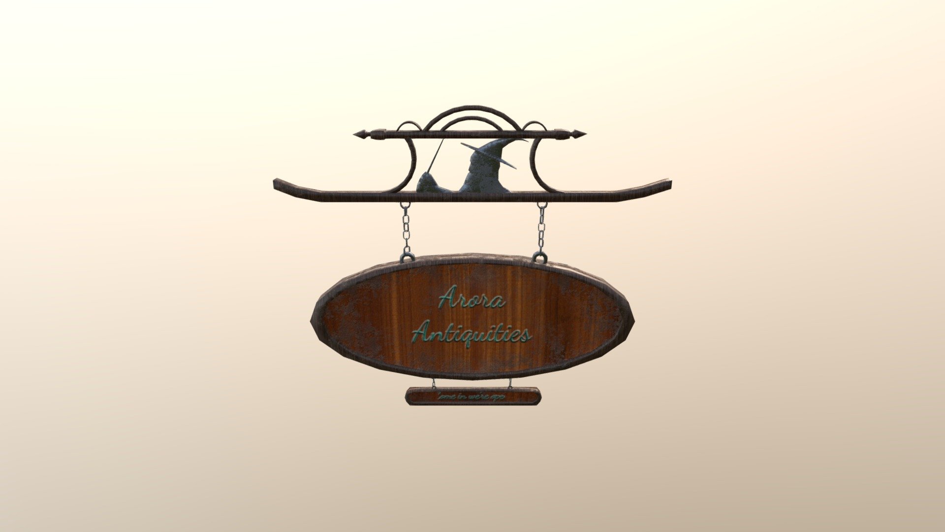 Shop sign - 3D model by Alex Parr (@Alex-parr) [b471afd] - Sketchfab