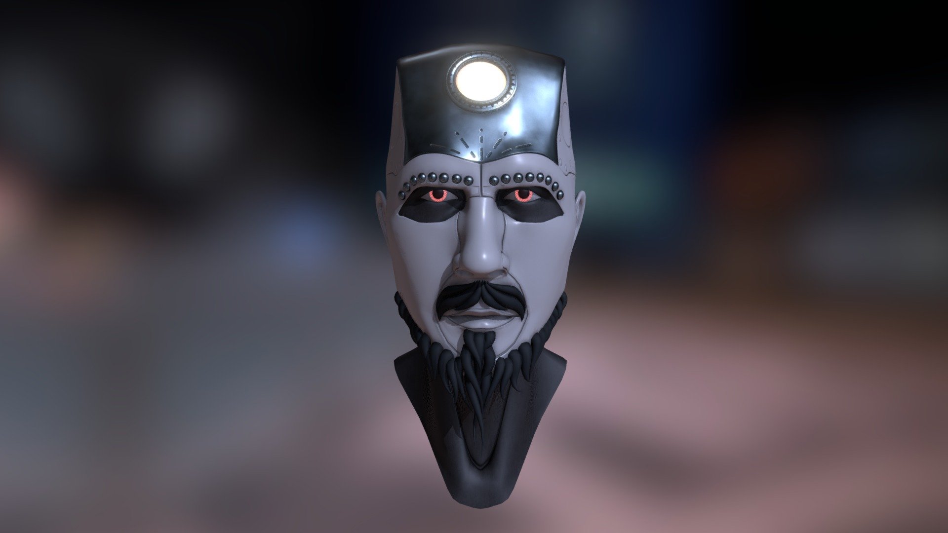 Cyber Face - 3D model by VIAdvena (@hard3d) [b4726bd] - Sketchfab