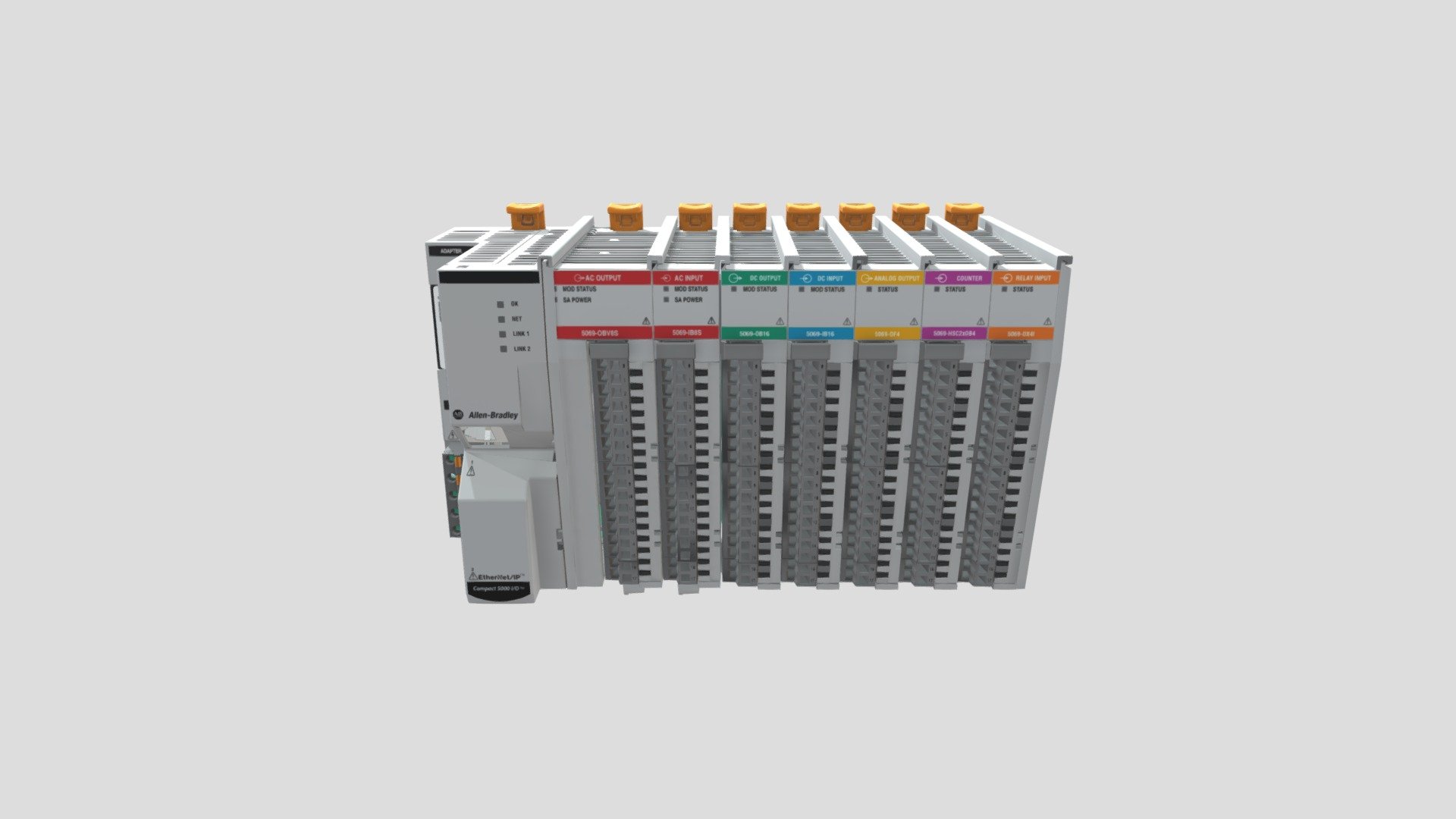 Compact 5000 IO w_ Safety Modules R2 - Download Free 3D model by Aquent ...