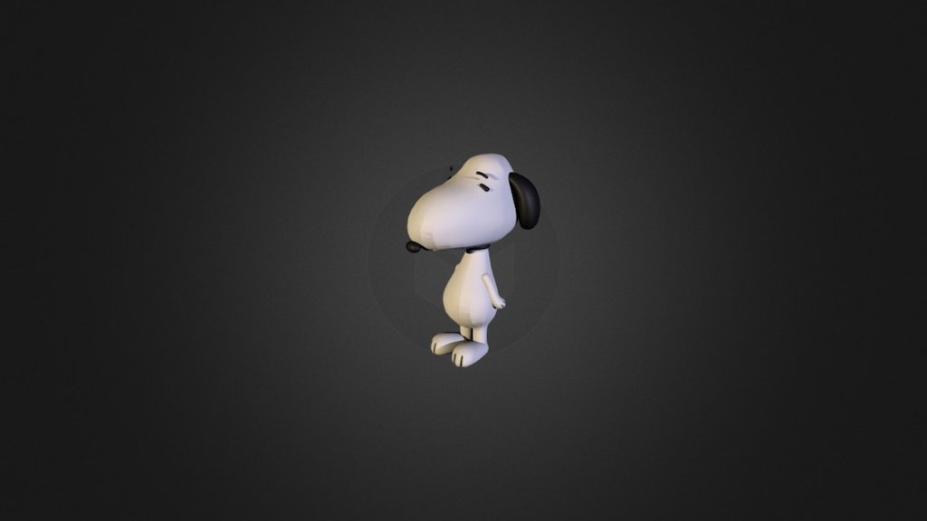 Snoopy - 3D model by Jonas_Rains (@jonas_rains_models) [b4730b8 ...