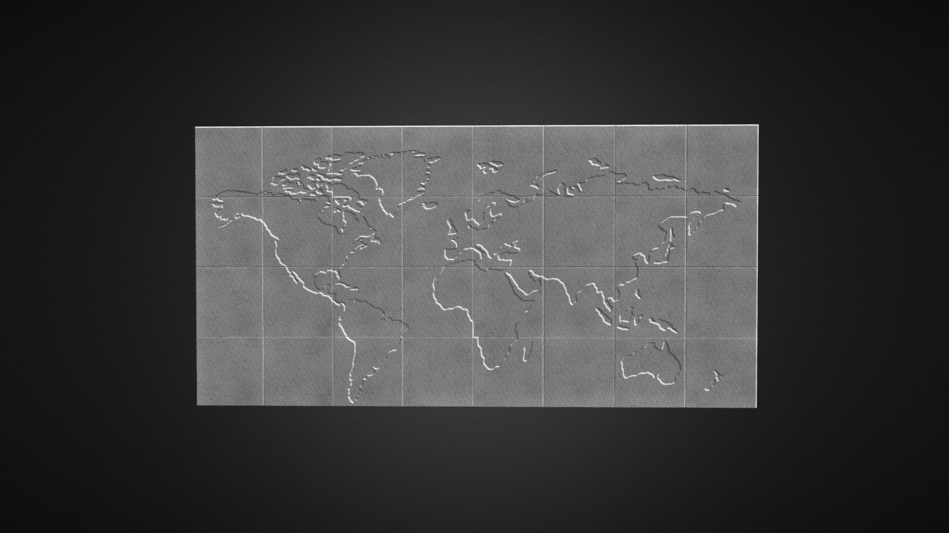 Twin Concrete Map Of The World - 3D model by Twin Model Luxury ...