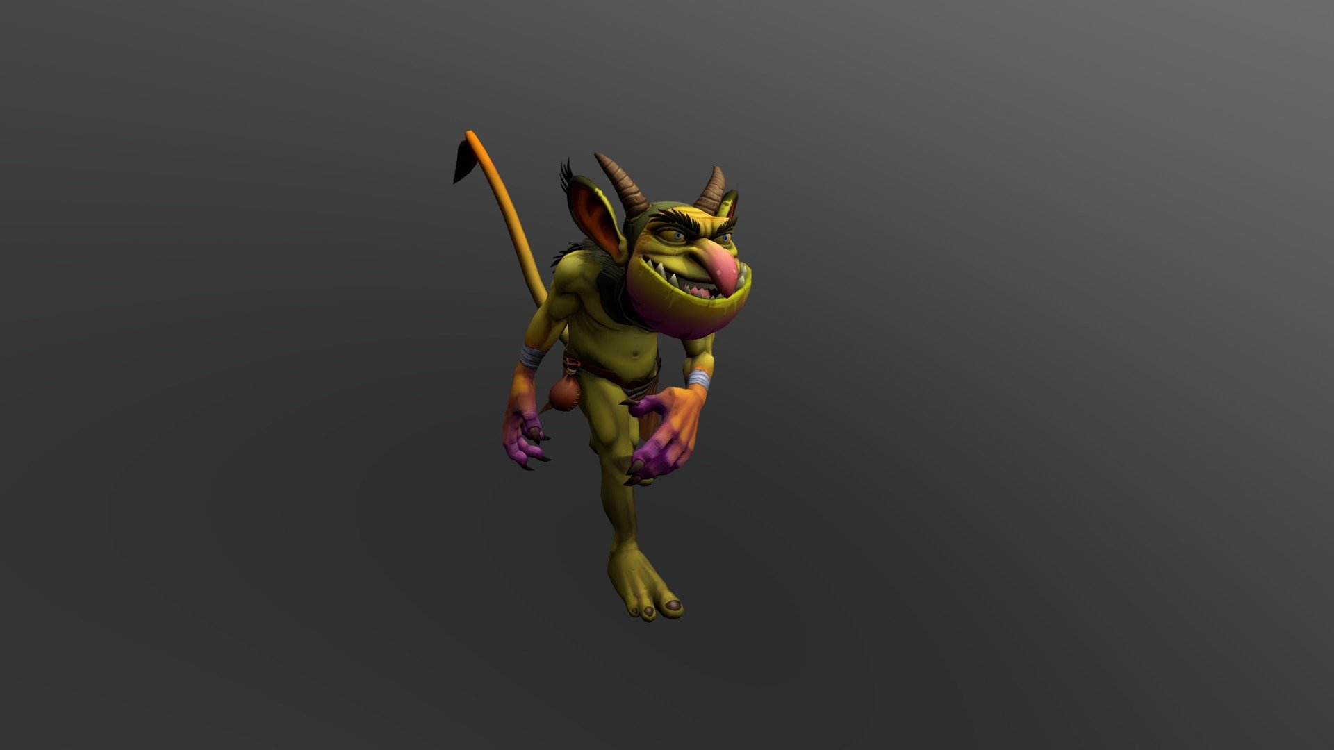 Goblin Walk - 3D model by guillaumevandenbossche [b476caf] - Sketchfab