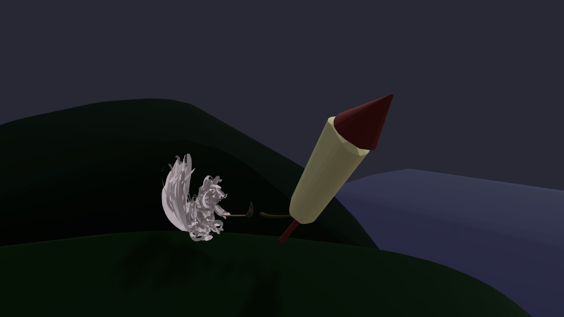 Inktober 16 : Rocket - Download Free 3D model by Pallavi Davé ...