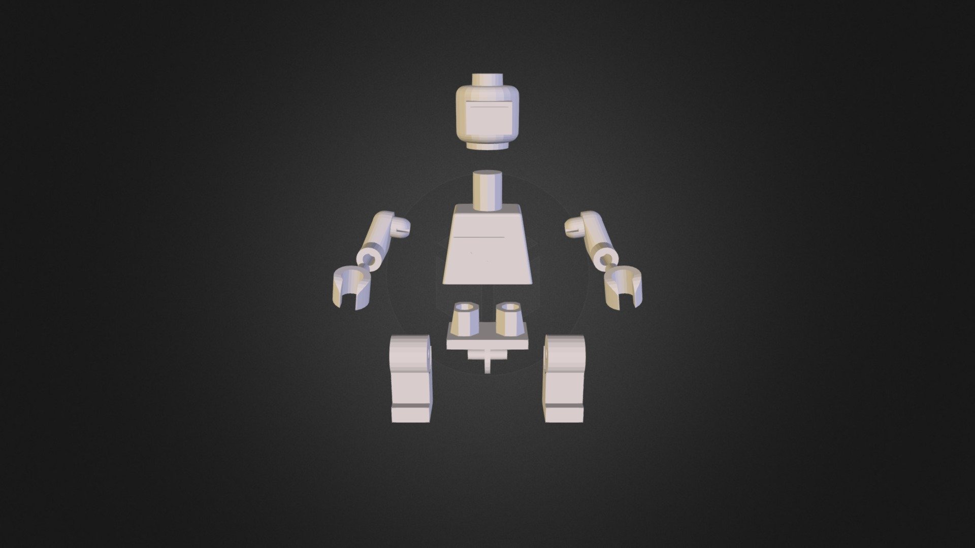 lego robot - 3D model by 3dindustries [b478bc3] - Sketchfab