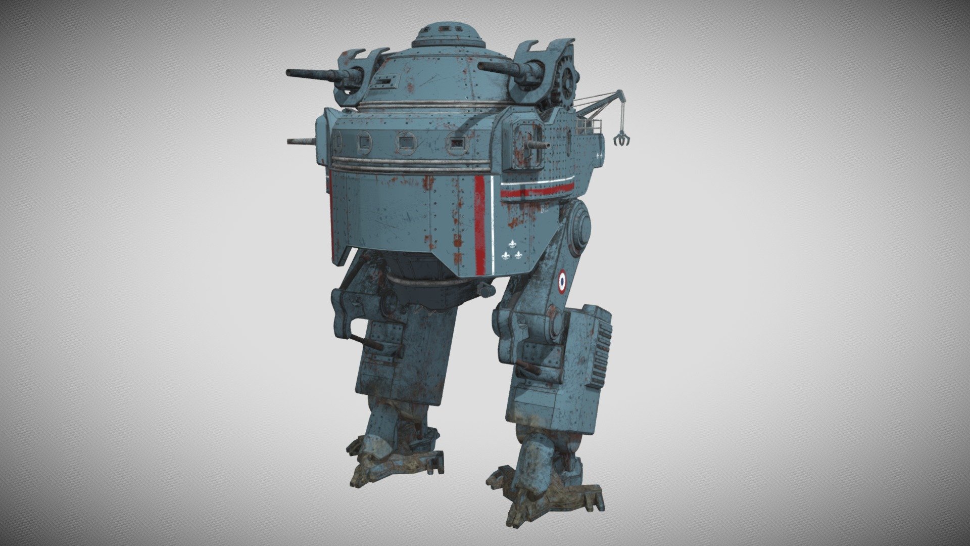 Frankia Large Mech Iron Harvest / 1920+ - Download Free 3D model by ...