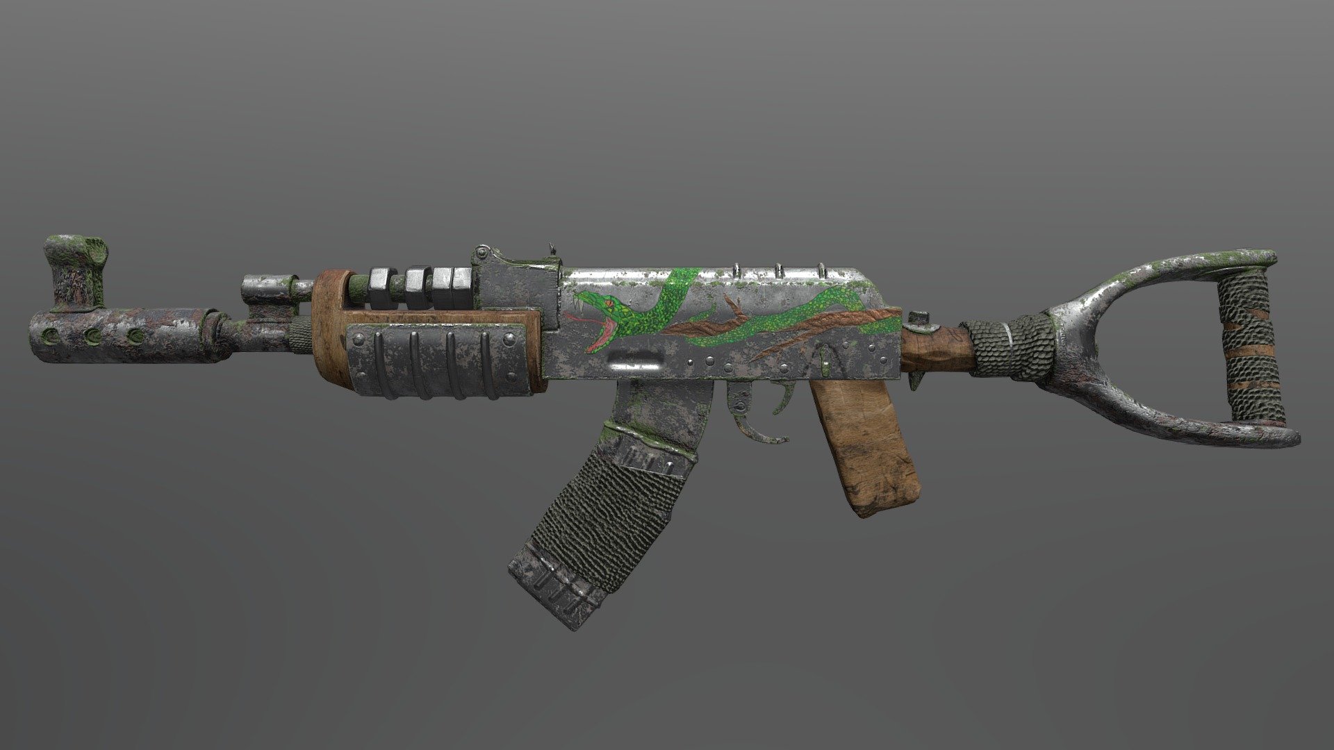 [STEAM WORKSHOP] AK-47 Snakebite - Download Free 3D model by TheRunya ...