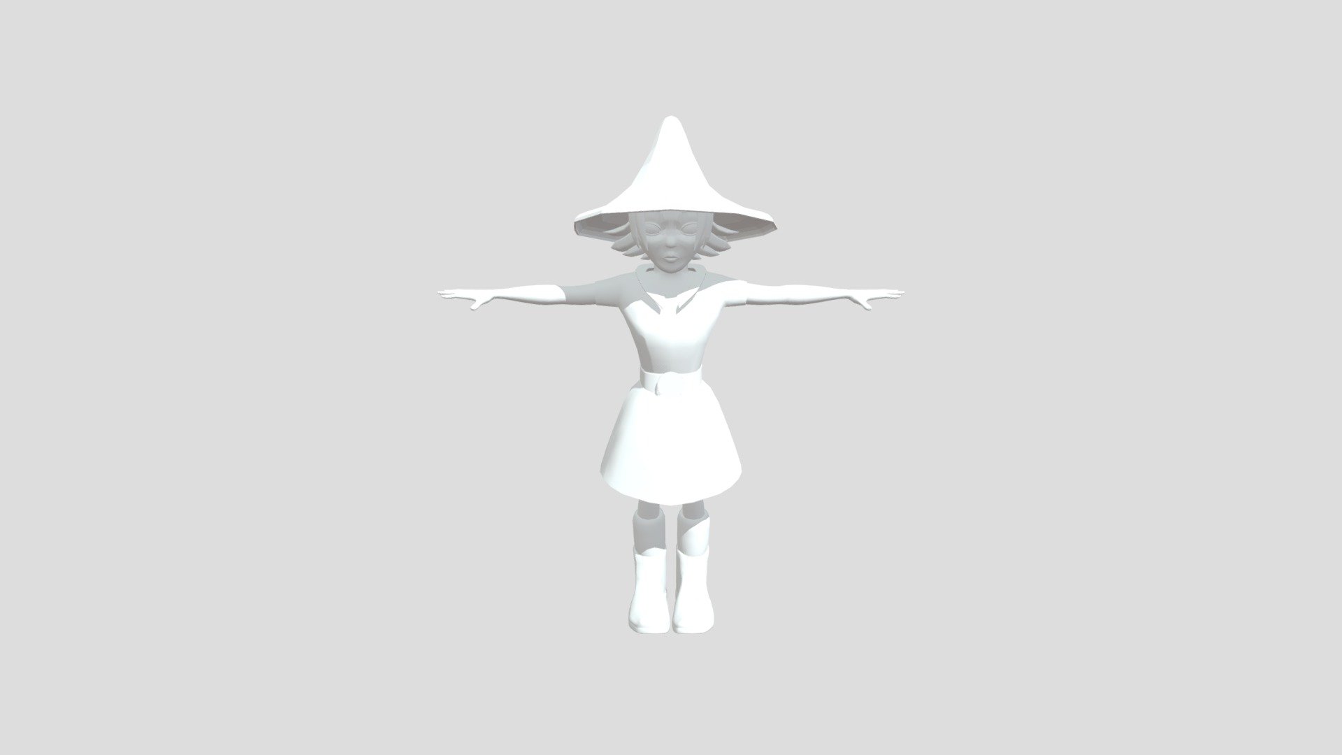Witch Character - 3D model by matpotato [b47b93d] - Sketchfab