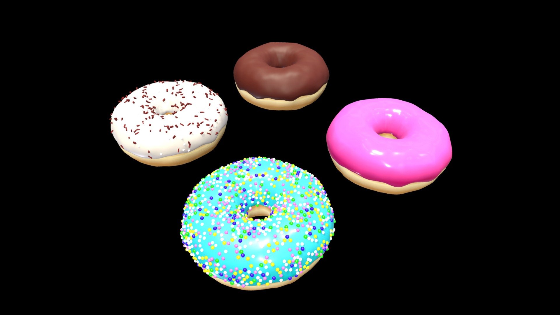 Donut Doughnut - Buy Royalty Free 3D model by alexantropov1986 [b47c8cd ...