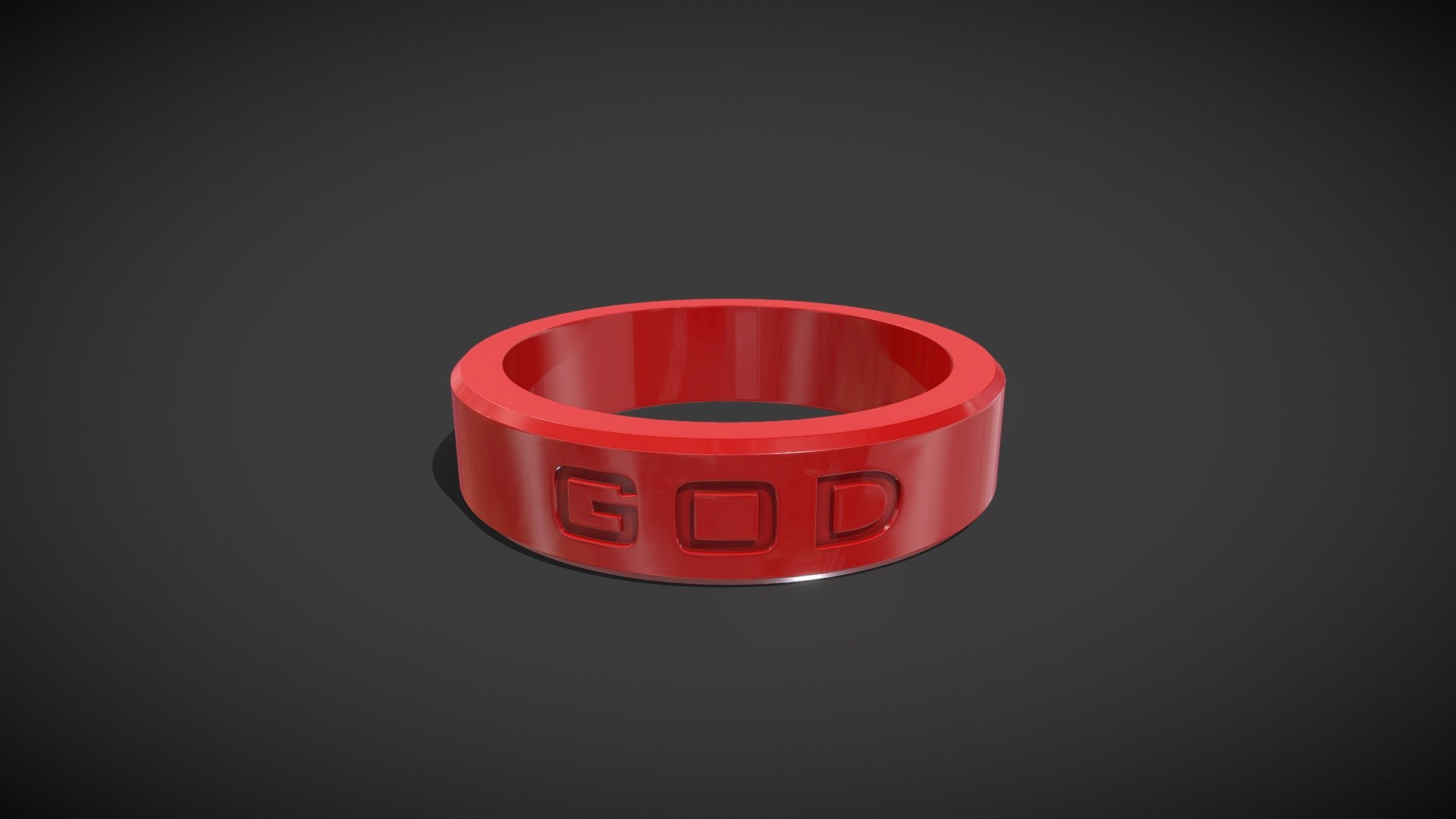 God Ring Red - Buy Royalty Free 3D model by Sandeep Choudhary ...