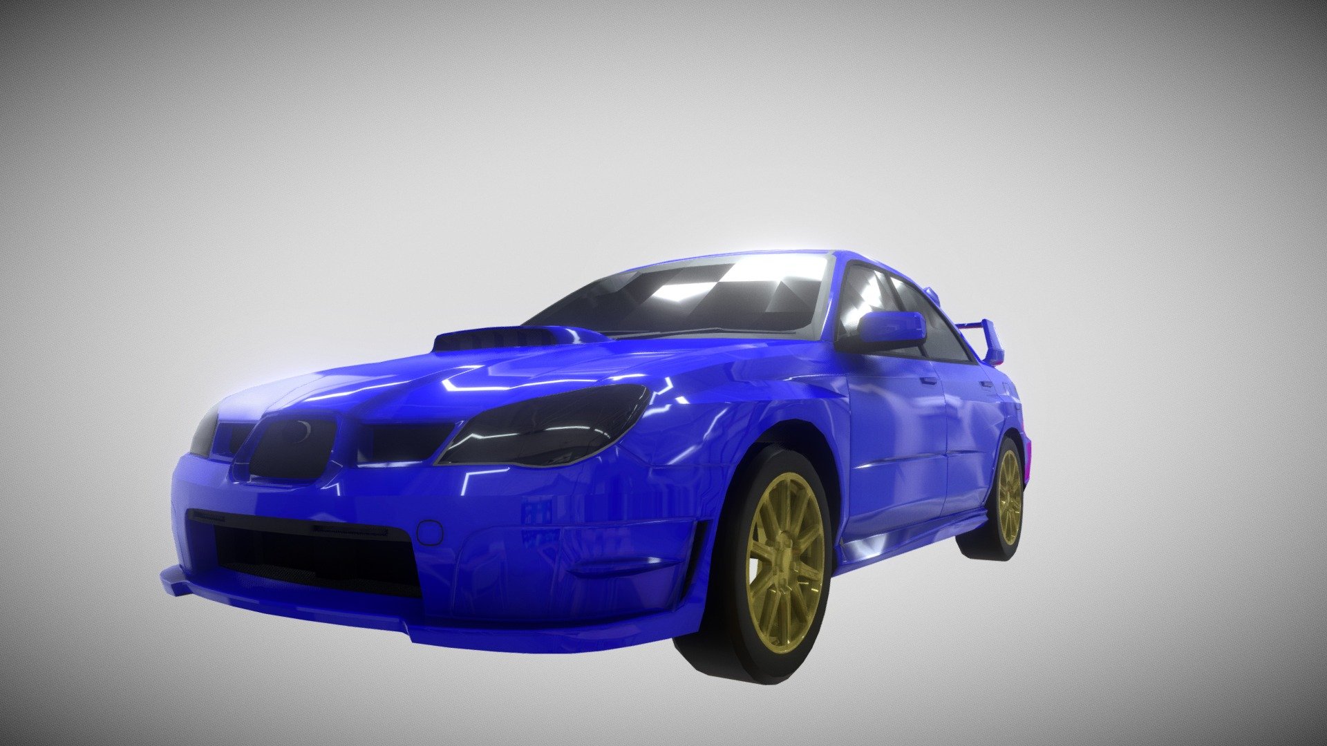 Subaru Impreza WRX STI - Download Free 3D model by Christopher_Gaming ...