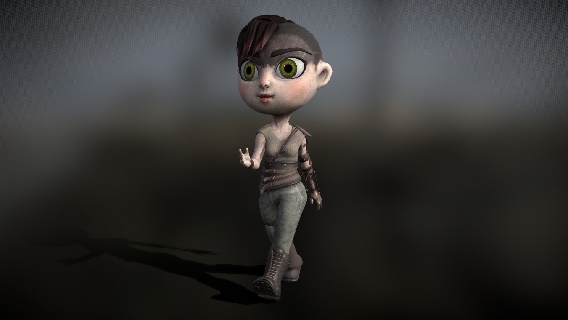 Fubby - Chibi Furiosa - 3D model by anpapz [b47efe6] - Sketchfab