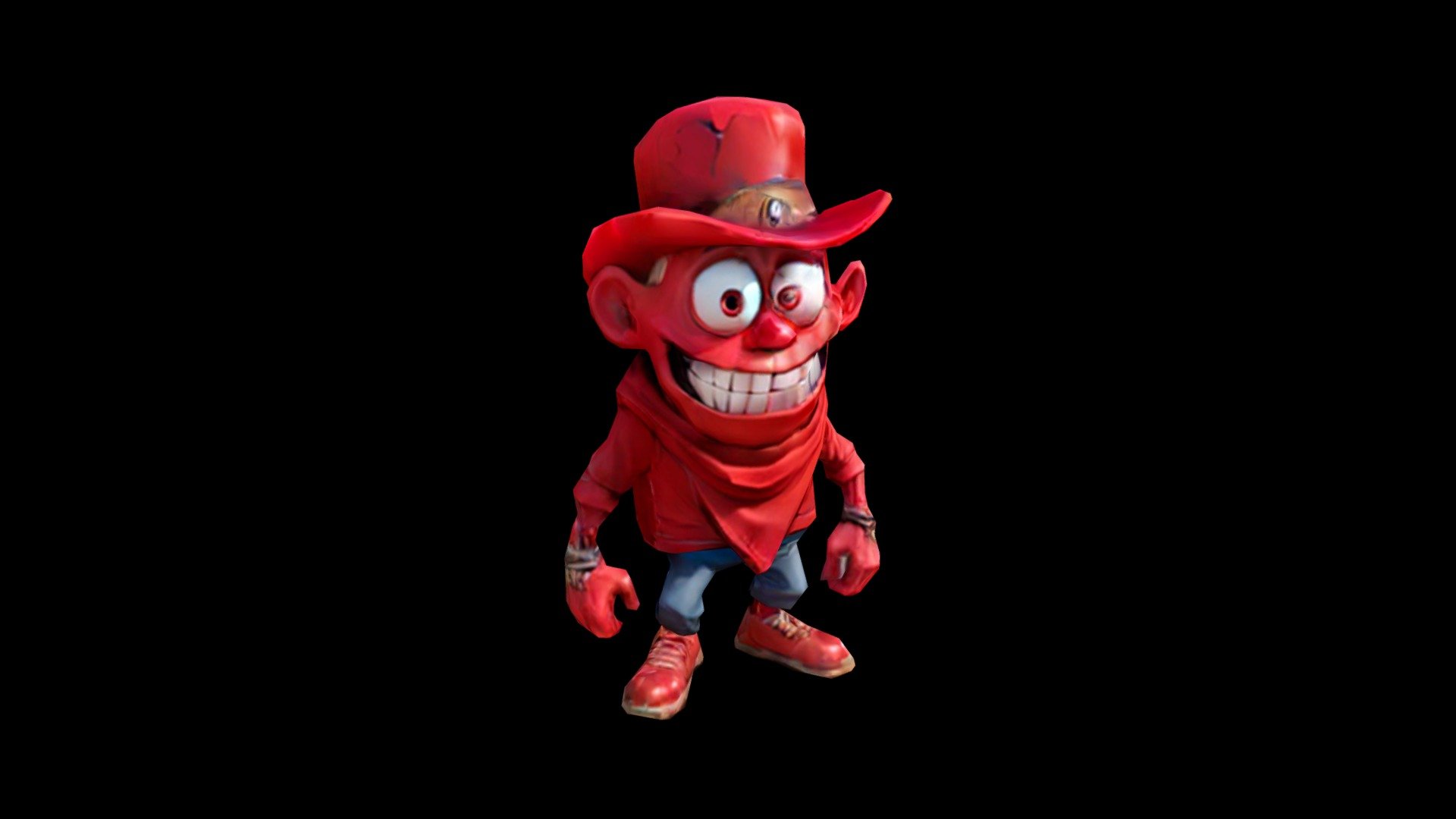 "Daniel Tiger in his cartoon form - A red charac - Download Free 3D ...