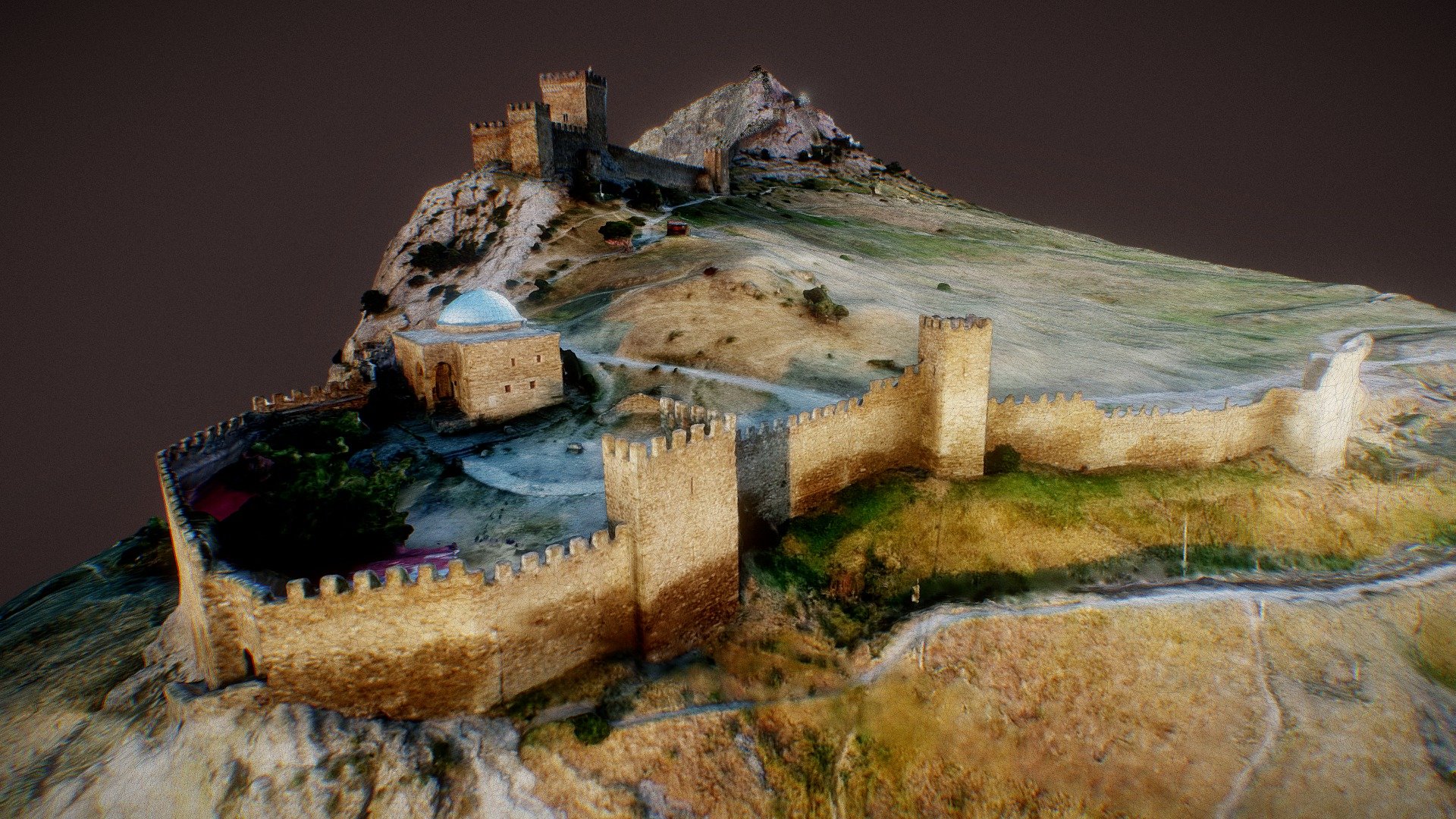 Генуэзская крепость - 3D model by Protohistory [b482dd0] - Sketchfab
