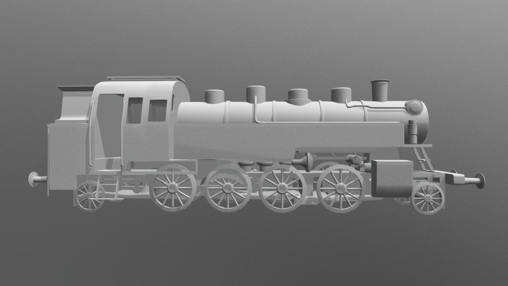 Steam locomotive - Download Free 3D model by PhotoCanon ...