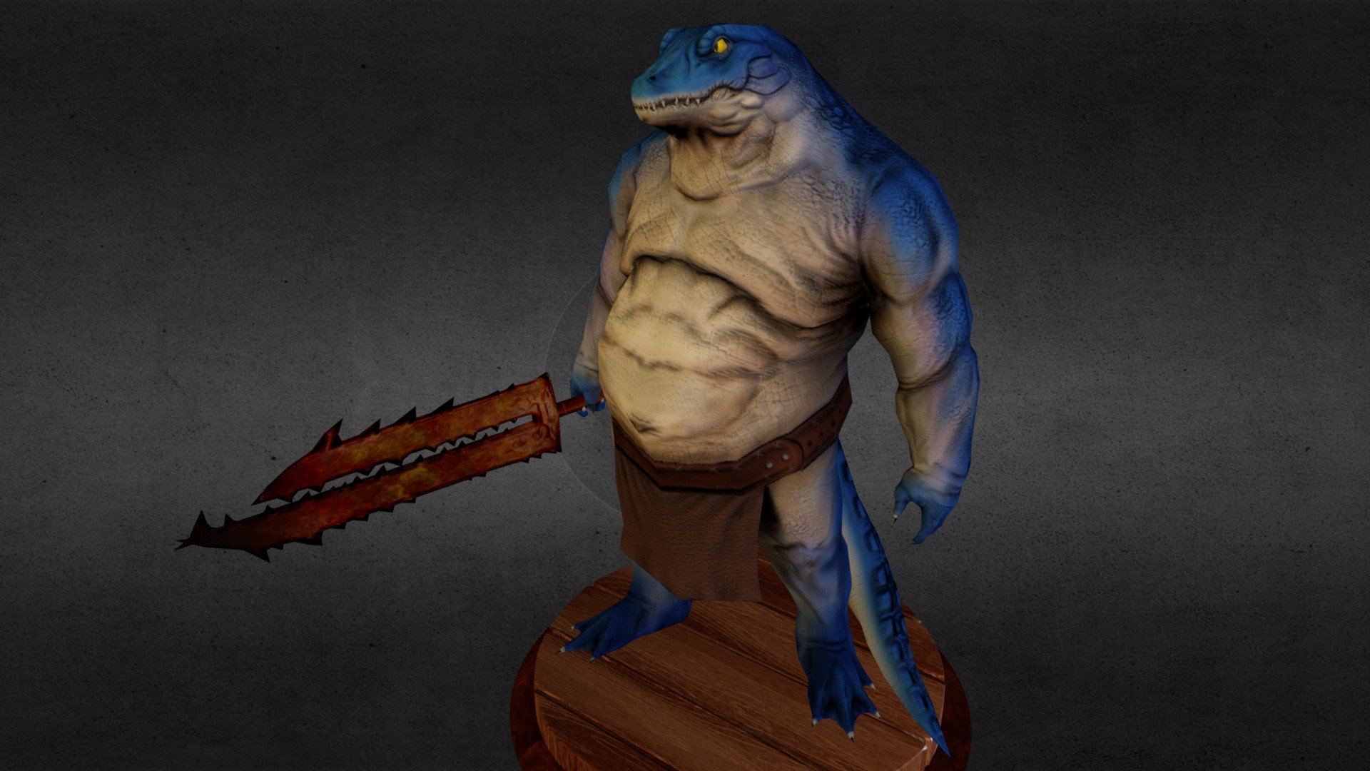 Alligator Enemy - 3D model by Alex (@AlexStocking) [b4836f1] - Sketchfab