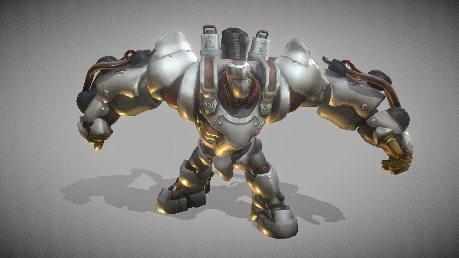 Mecha Golem - 3D model by Kajol Hayer (@KajolHayer) [b484b5d] - Sketchfab
