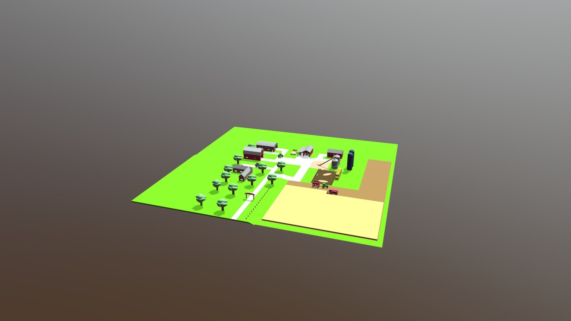 Ryan's Farm Scene - 3D model by ryancerveny [b484e45] - Sketchfab