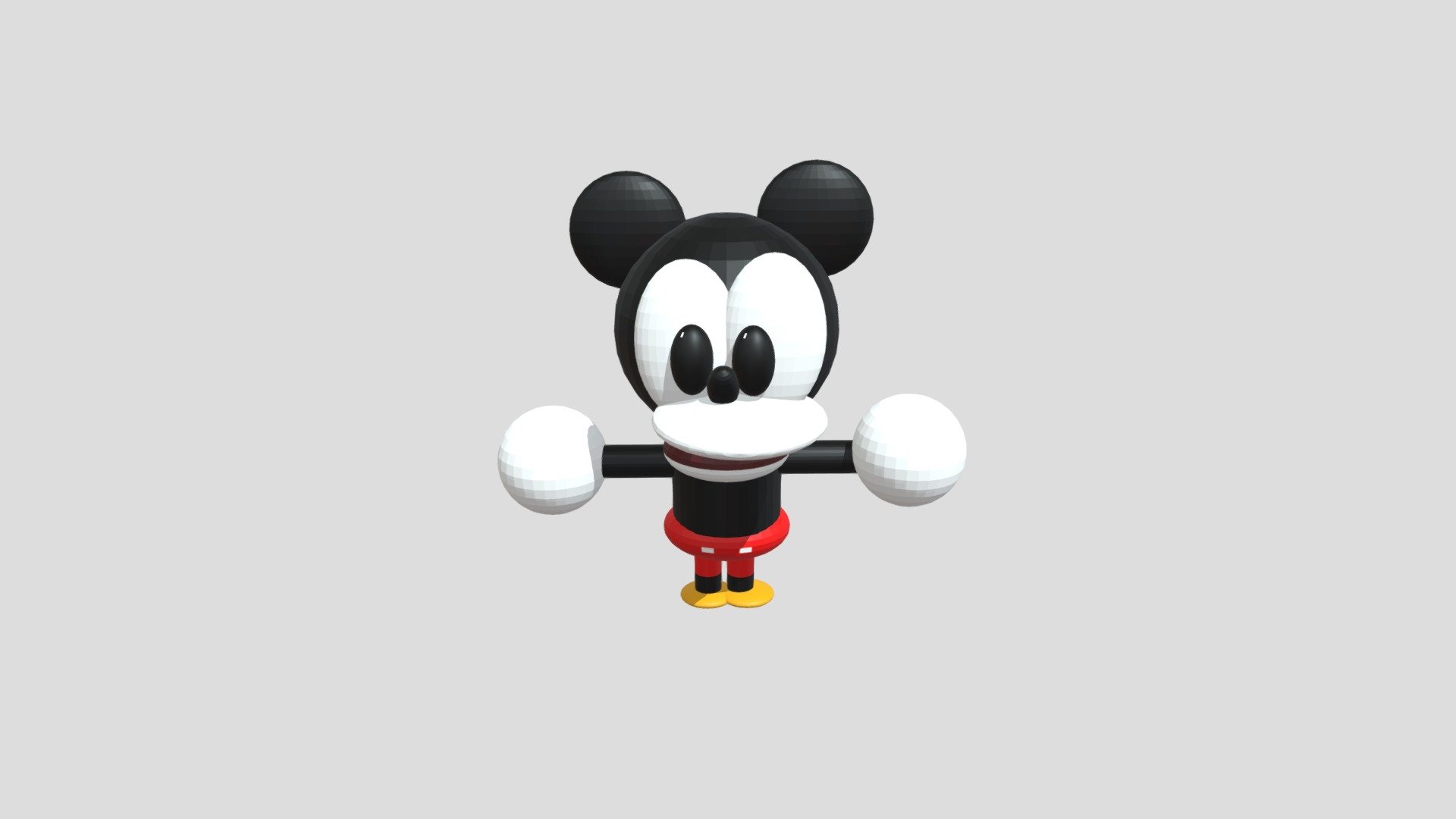 this gummibar model is mickey mouse - Download Free 3D model by AIUM2 ...