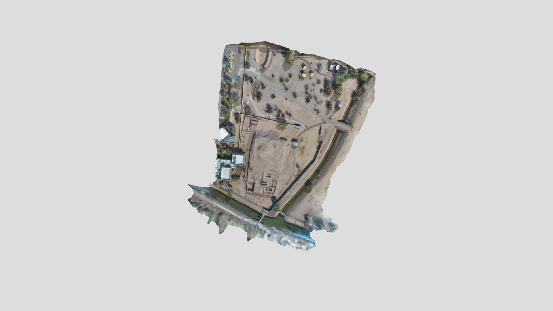 S'edav Va'aki Museum (Pueblo Grande) Phx, AZ - 3D model by AZ ...