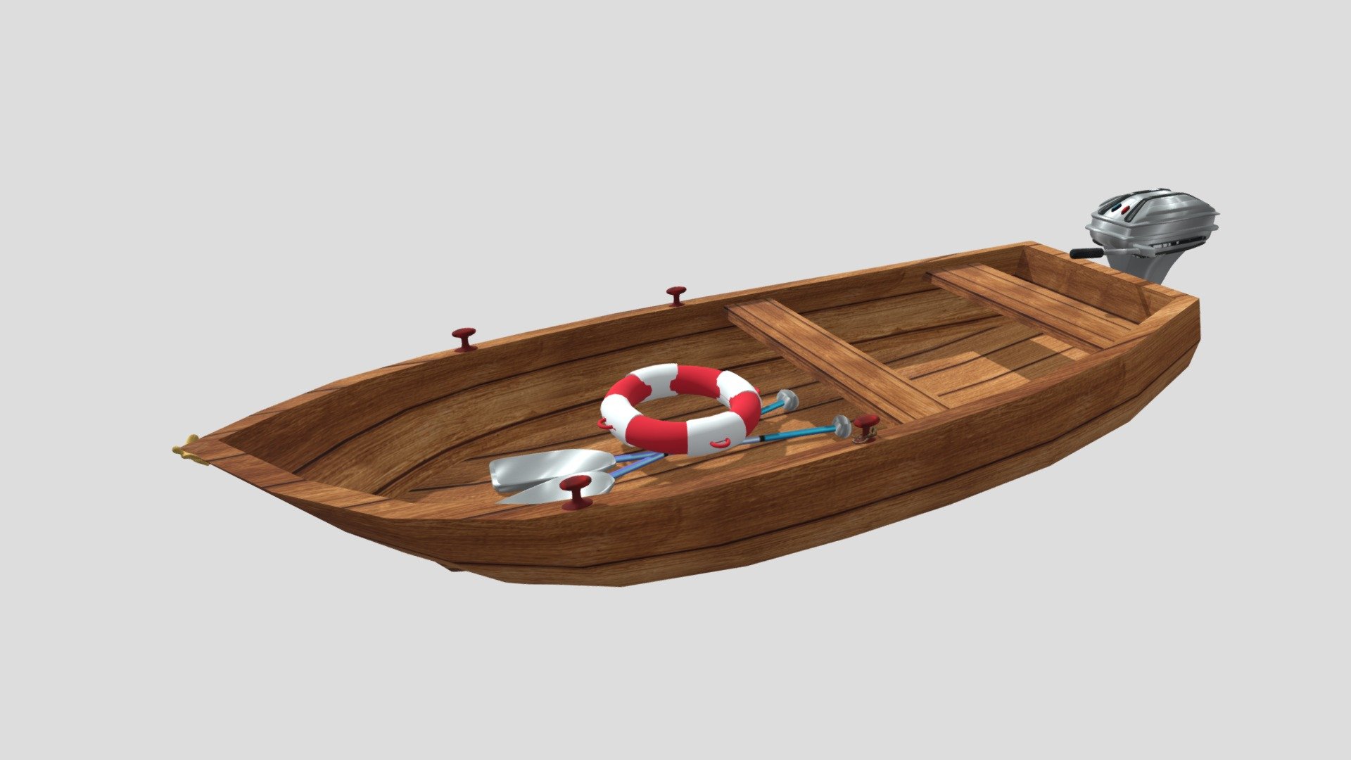 Motor Boat - Download Free 3D model by gogiart (@agt14032013) [b485860 ...
