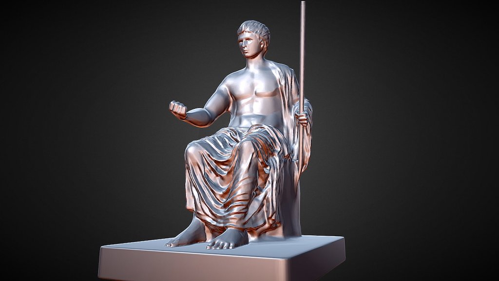 MODEL-07 Statue Of Augustus As Jupiter Haris - Download Free 3D model ...