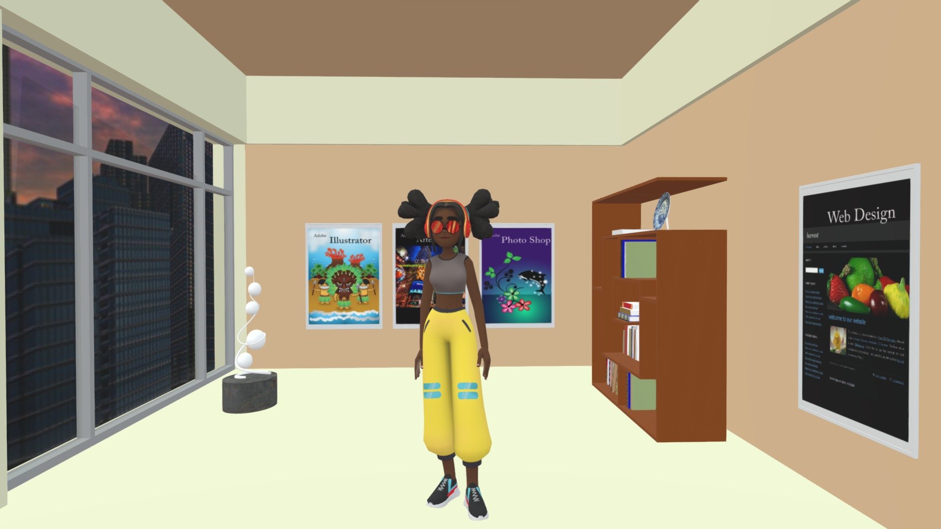 Pop Cultrue Animated - 3D model by lioness7 [b48893d] - Sketchfab