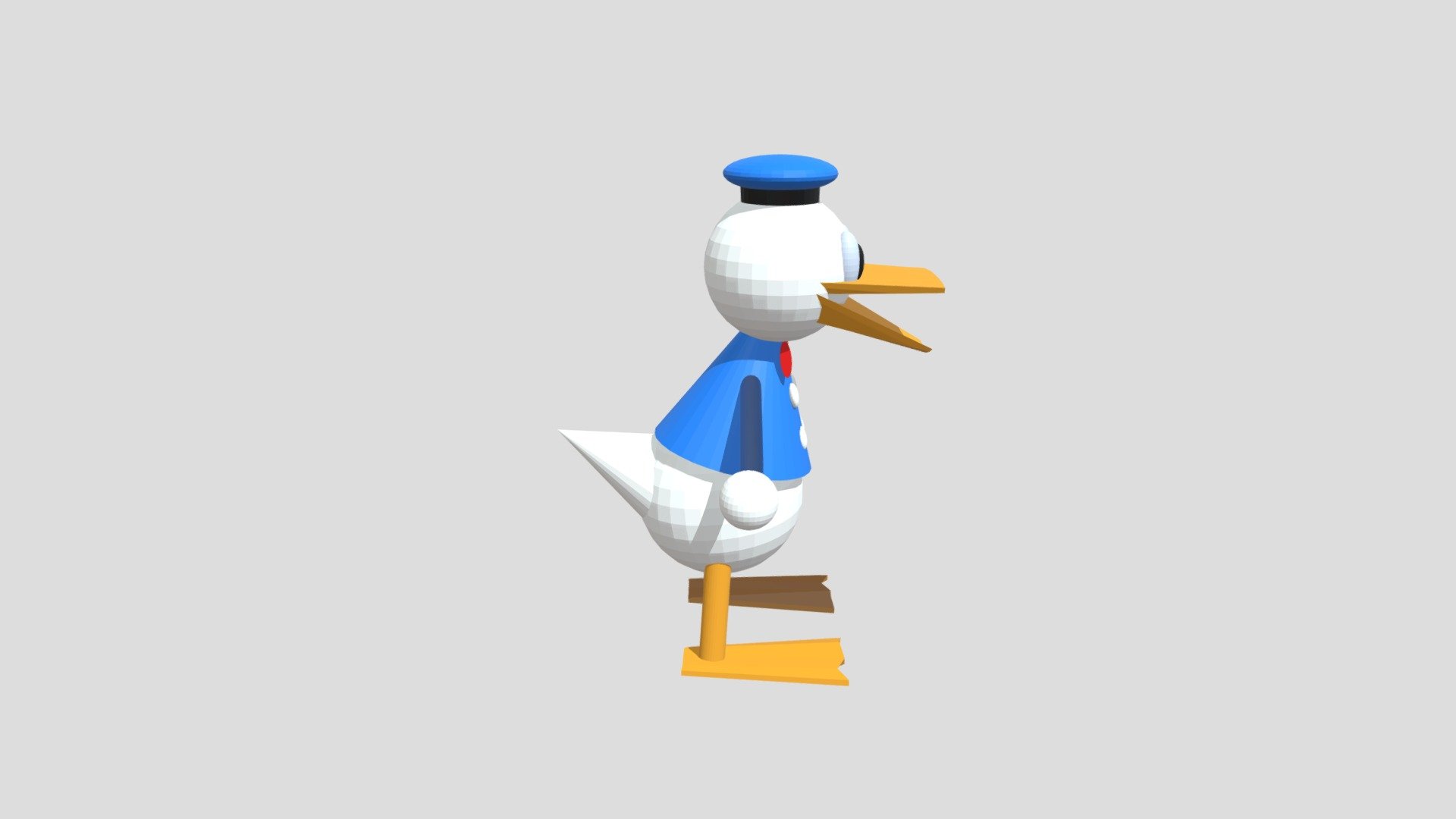 Donald Duck - Weekly Assignment - Week 36 - Download Free 3D model by ...
