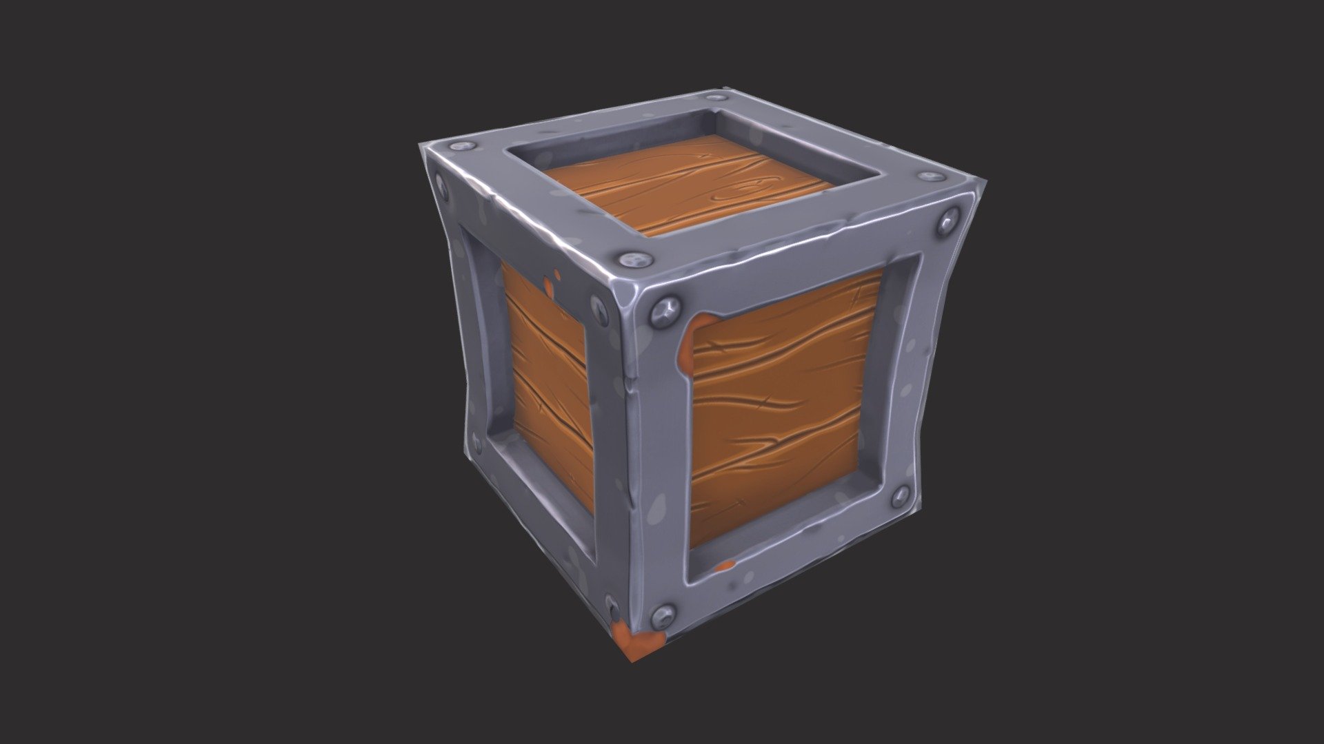 Stylized Crate - 3D model by eugeen [b489a84] - Sketchfab