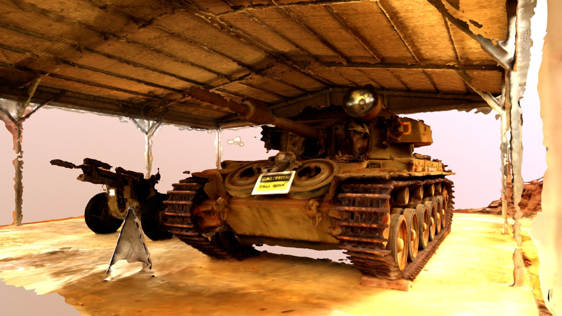 Northhampton RSL Centurion tank and Howitzer - 3D model by Diving ...