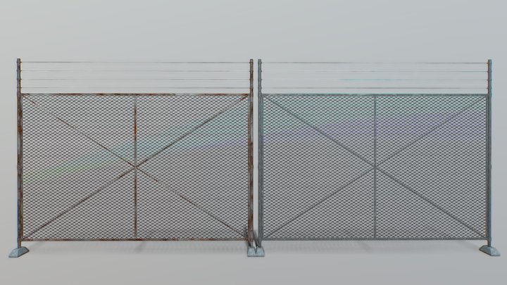 Wired-fence 3D models - Sketchfab