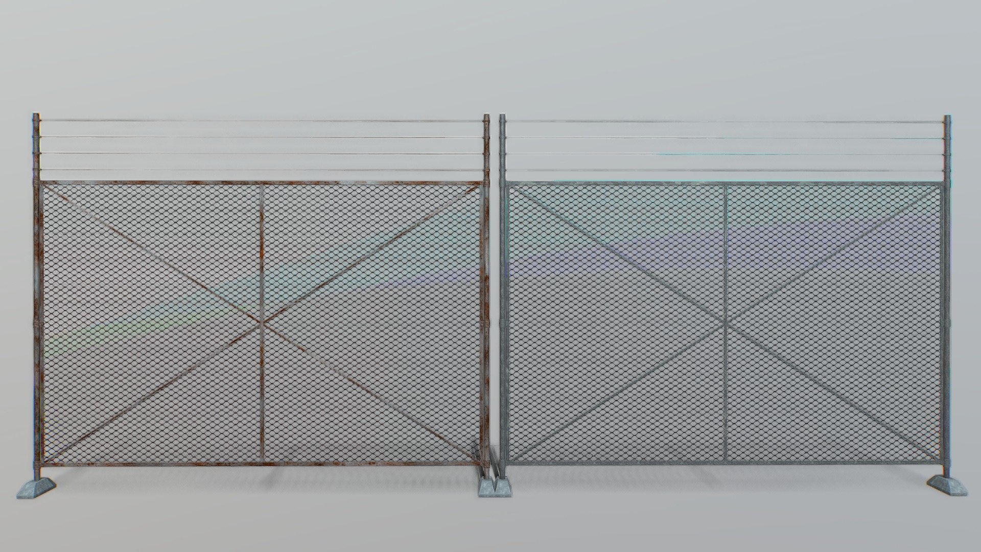 Modular Wire Fence Pack - Buy Royalty Free 3D model by 3Dee ...