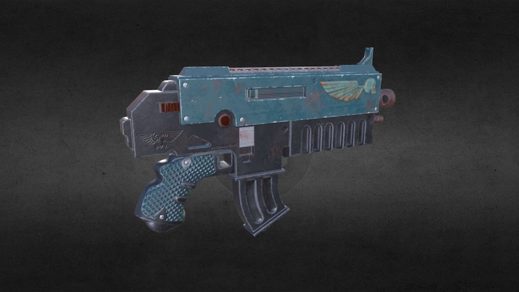 Bolter Space Marine - Warhammer 40k - V.2 - 3D model by anaroeto ...