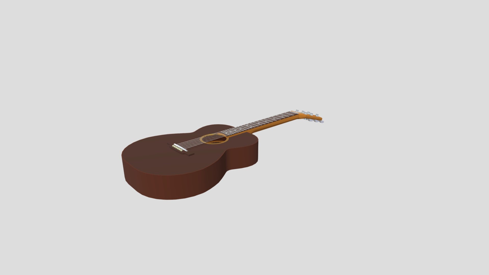 Guitar with detailed interior - Download Free 3D model by Rixx (@rixx ...