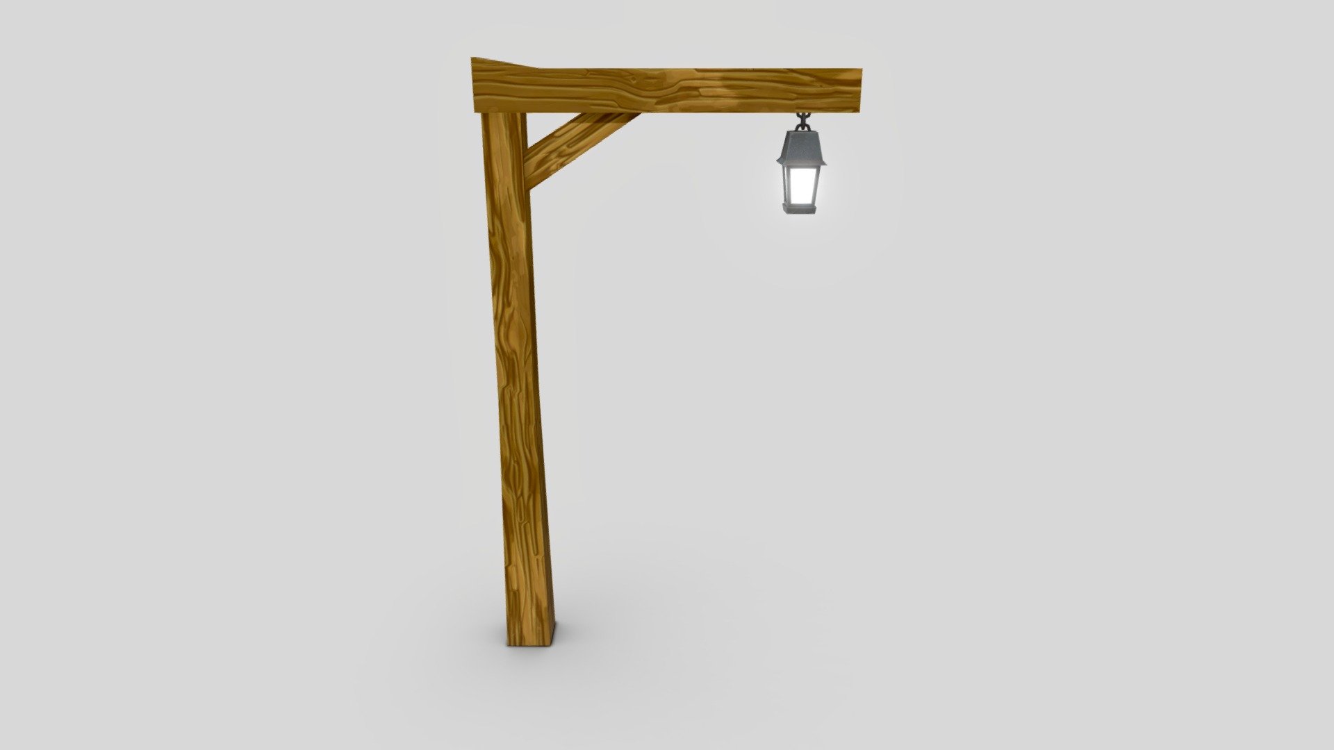 Low poly lamp post - Download Free 3D model by dasWarder [b48f61c ...