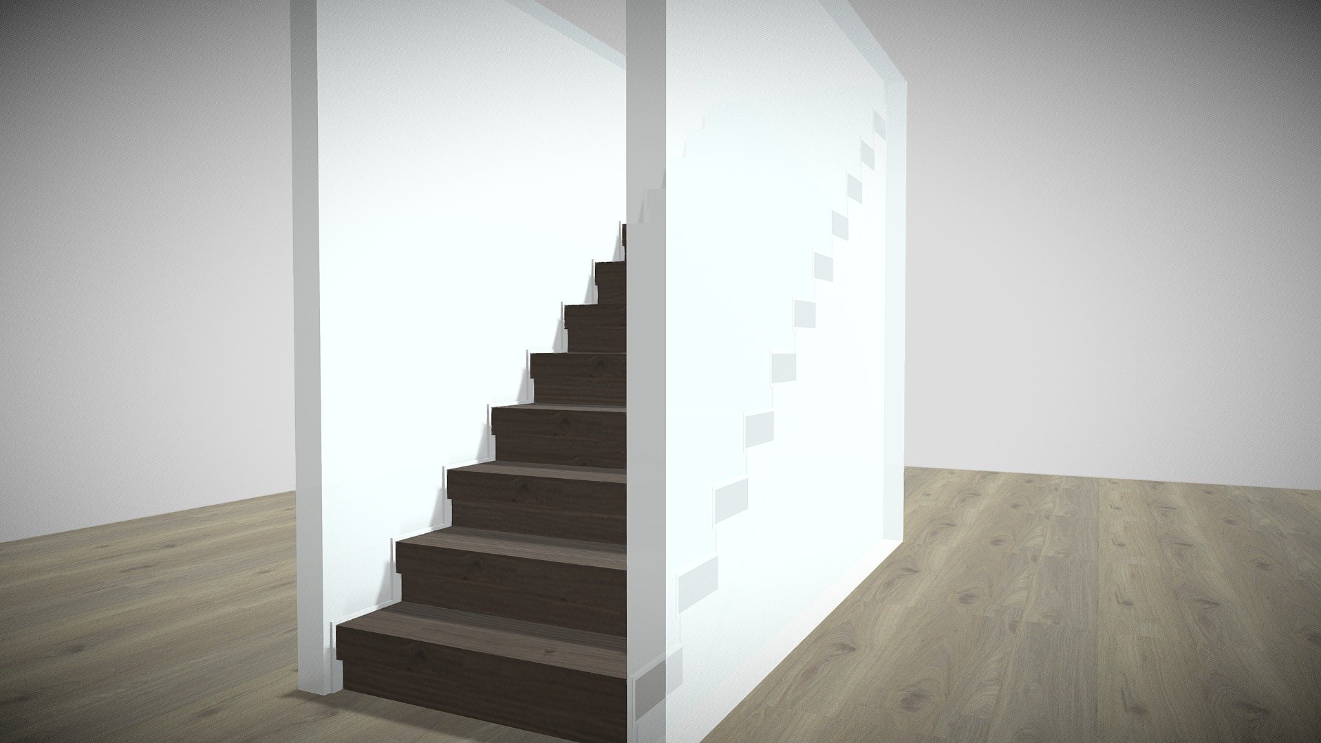 BASEMENT STAIR - 3D model by STW (@scottu) [b48fe97] - Sketchfab