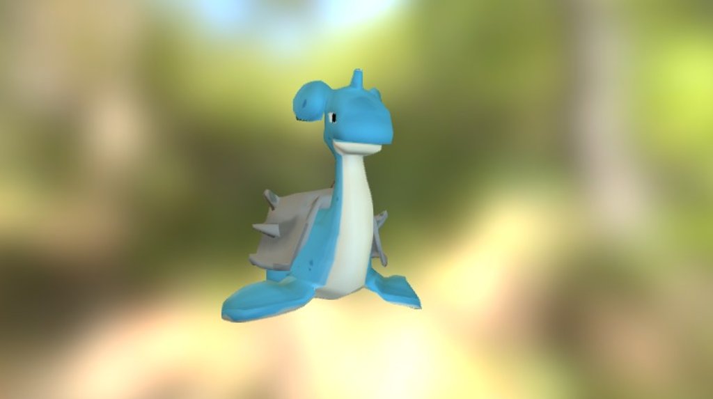 Lapras - 3D model by reannaleigh3d [b494d99] - Sketchfab