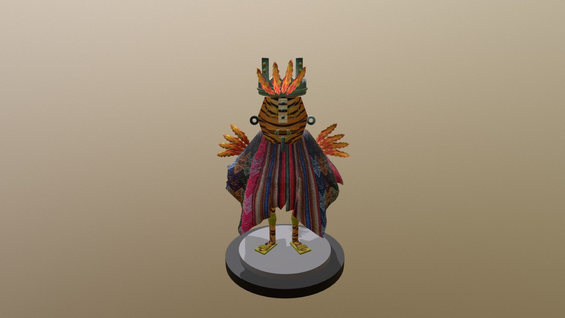 Mexican Tiger - 3D model by Bonafinafeliz [b498ec4] - Sketchfab