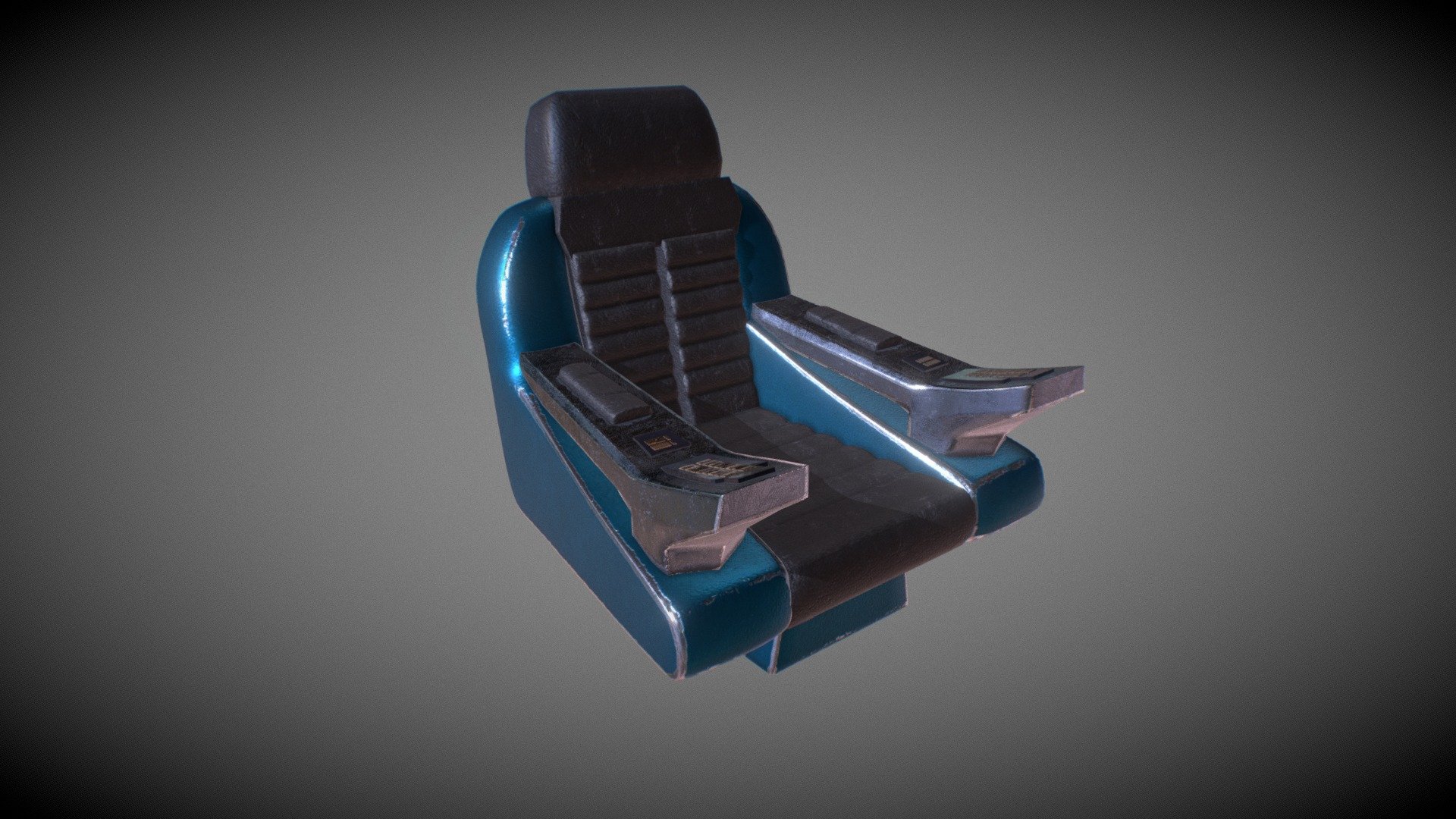 Sci-fi chair - 3D model by LOOP - Agencia Multimedia (@LOOPagencia ...